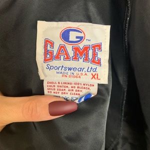 Game Sportswear | Jackets & Coats | Mens 2x Black Satin Gamewear Sports ...
